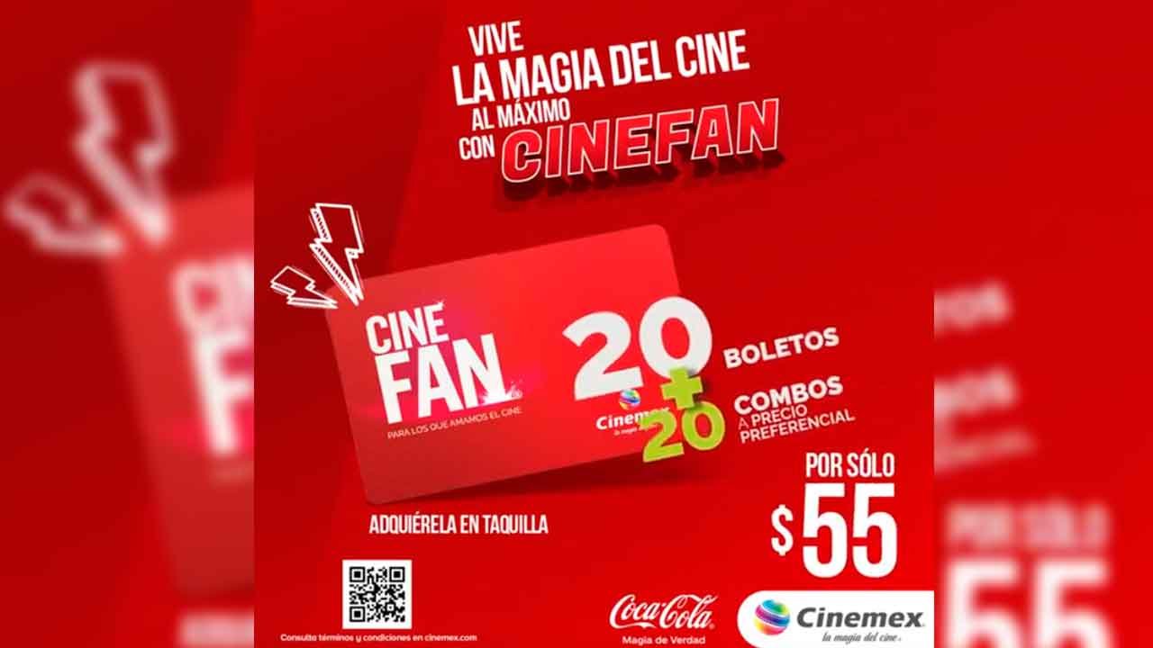 Tarjeta Cinefan Cinemex 2024: Precios y beneficios que ofrece